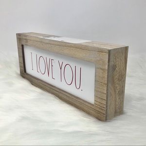 Rae Dunn | Holiday | Rae Dunn I Love You Valentines Wooden Sign | Poshmark